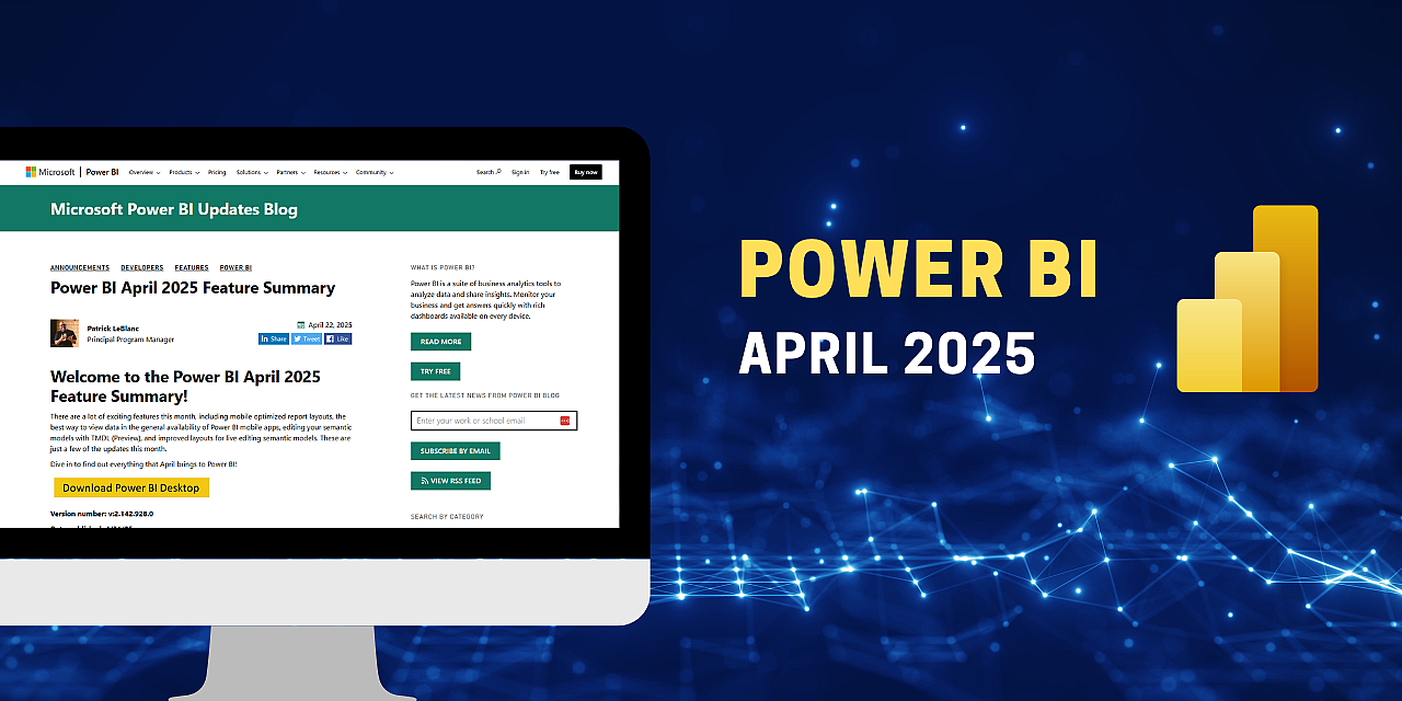 Power BI Updates April 2025 - B2-BI