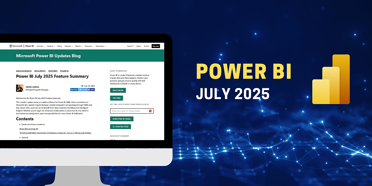 Power BI Updates July 2025 - B2-BI